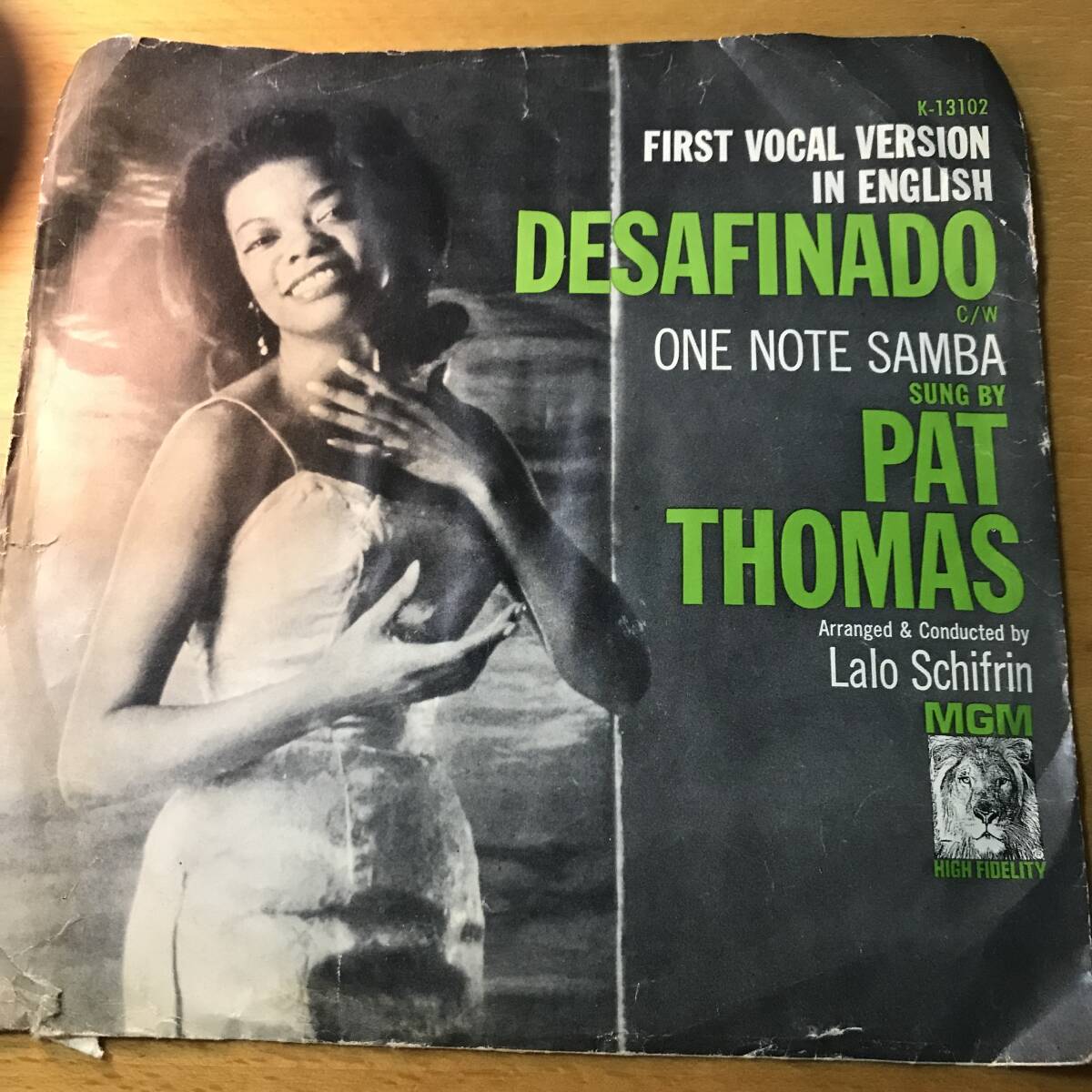 Yahoo!オークション - 試聴 PAT THOMAS DESAFINADO / ONE NOTE SAMBA ...