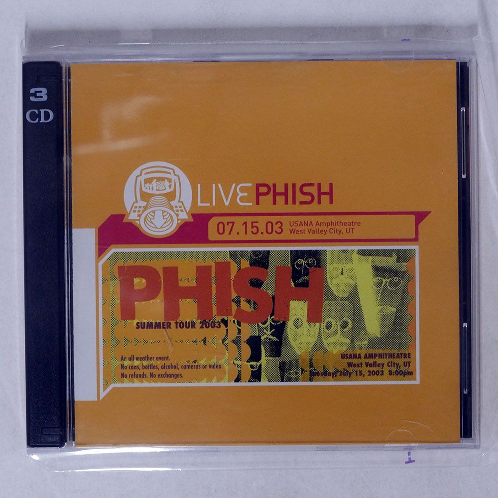 Yahoo!オークション - PHISH/LIVE USANA AMPHITHEATRE.../PHISH DRY GO...