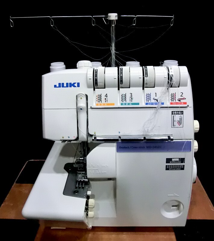 Yahoo!オークション - 1000円スタート ミシン JUKI MO-345DC Collectio...
