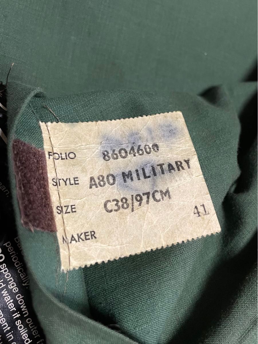 80's Barbour バブアー THE MILITARY 2nd type イギリス軍 80's Barbour バブアー THE MILITARY 2nd type イギリス軍
