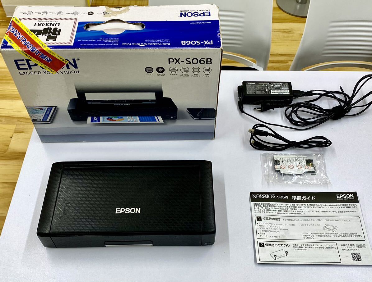 Yahoo!オークション - 〈N550-3〉 EPSON PX-S06B モバイルプリンター ...