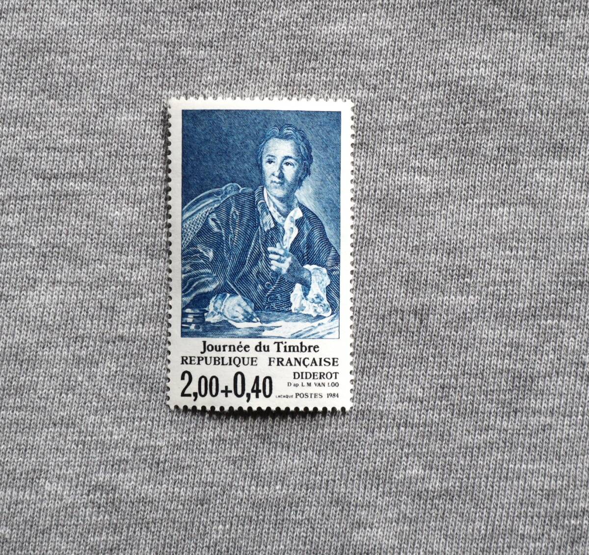 Yahoo!オークション - E58 フランス 1984年 ディドロー「切手の日」 1...