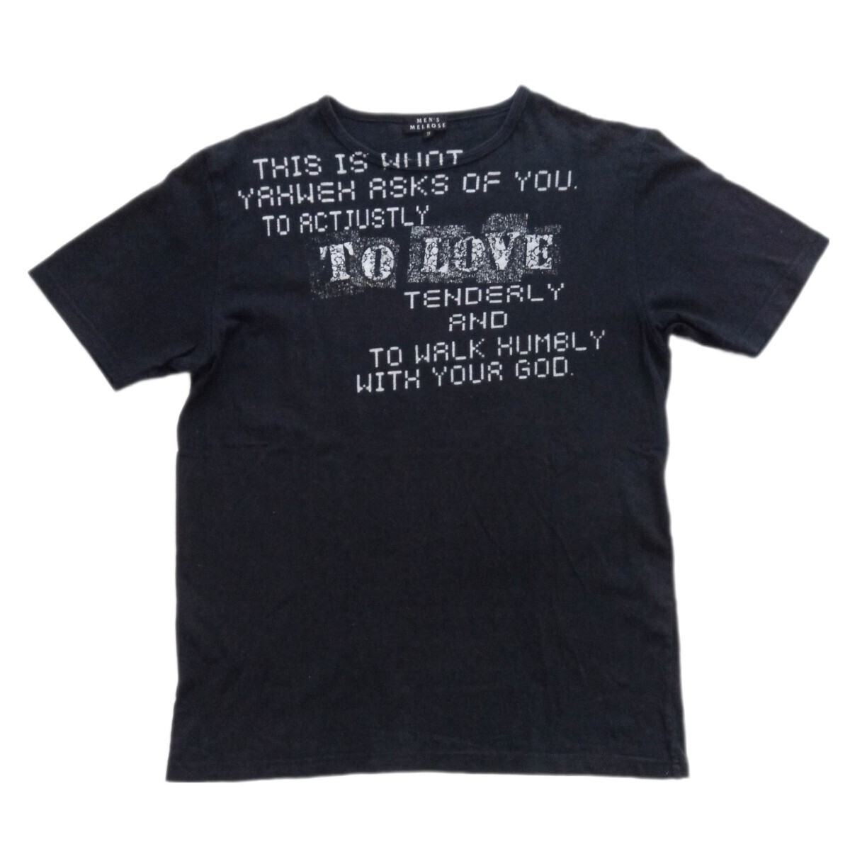 00s Japanese Label MEN’S MELROSE T shirt y2k goa ifsixwasnine kmrii halb share spirit lgb 14th ...