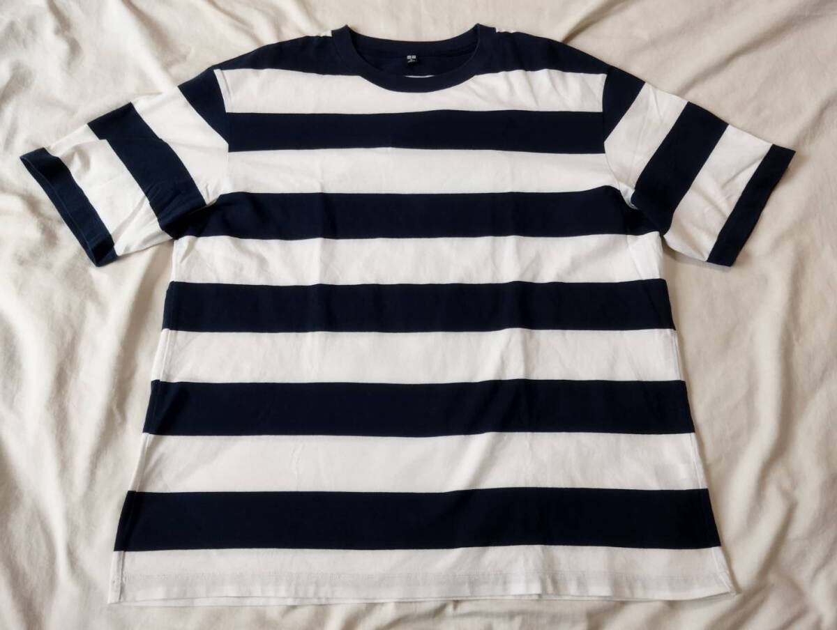 Yahoo!オークション - ボーダー TシャツXL GU