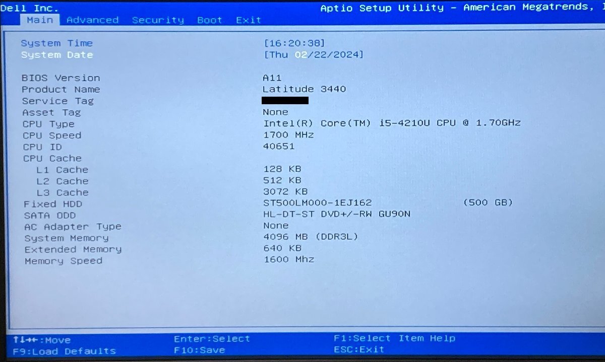 Yahoo!オークション - 1円～ DELL Latitude 3440 BIOS確認済 14イン...