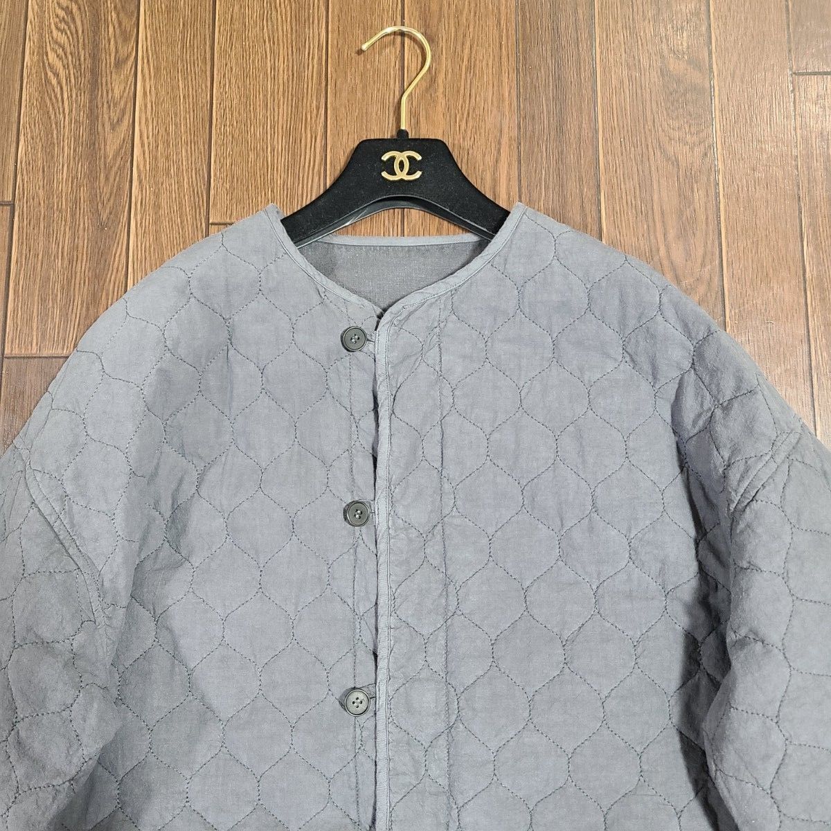 極美品 ネストローブ コットンラミー キルティング リバーシブル 極美品 ネストローブ コットンラミー キルティング リバーシブル