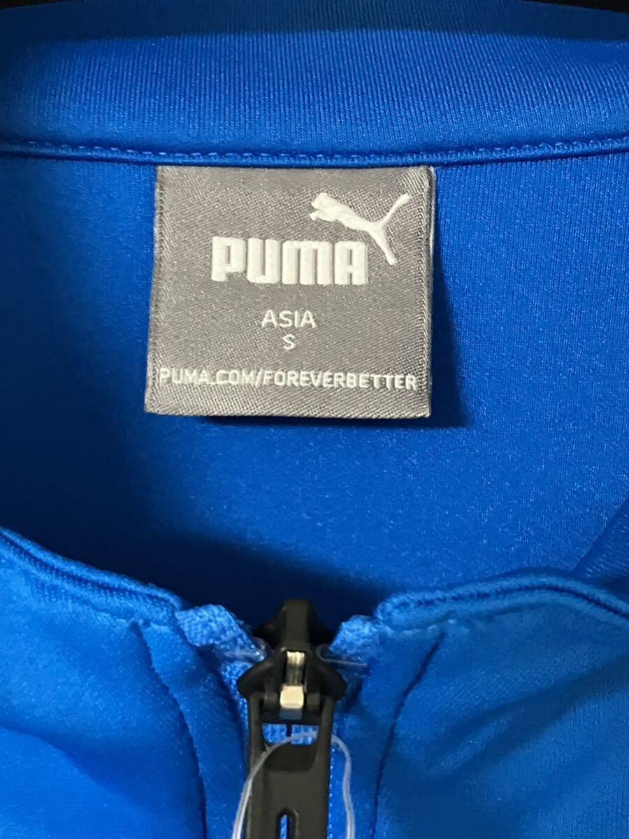 新品タグ付き PUMA プーマ トラックジャケット ジャージ 青 S 新品タグ付き PUMA プーマ トラックジャケット ジャージ 青 S