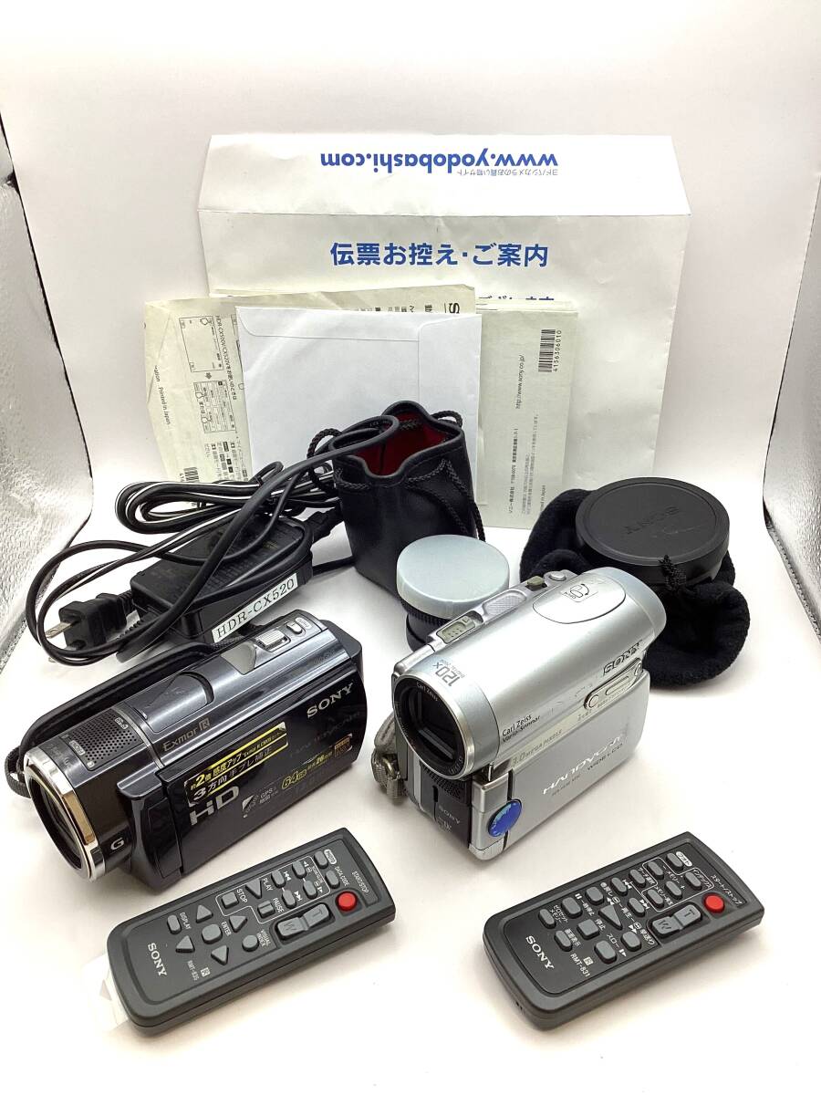 Yahoo!オークション - 【7202】SONY ソニー HDR-CX520 DCR-HC90 ビデオ...