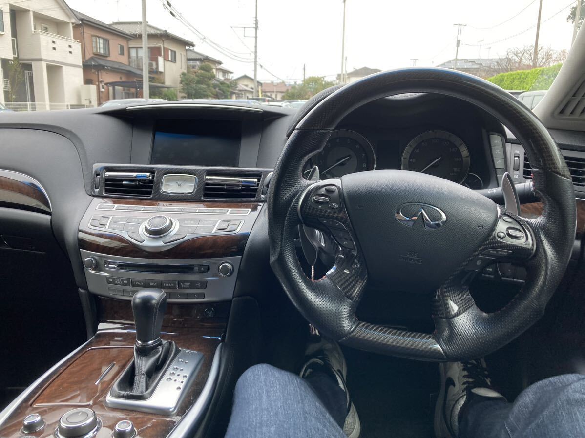 Yahoo!オークション - Y51フーガ カーボンステアリング