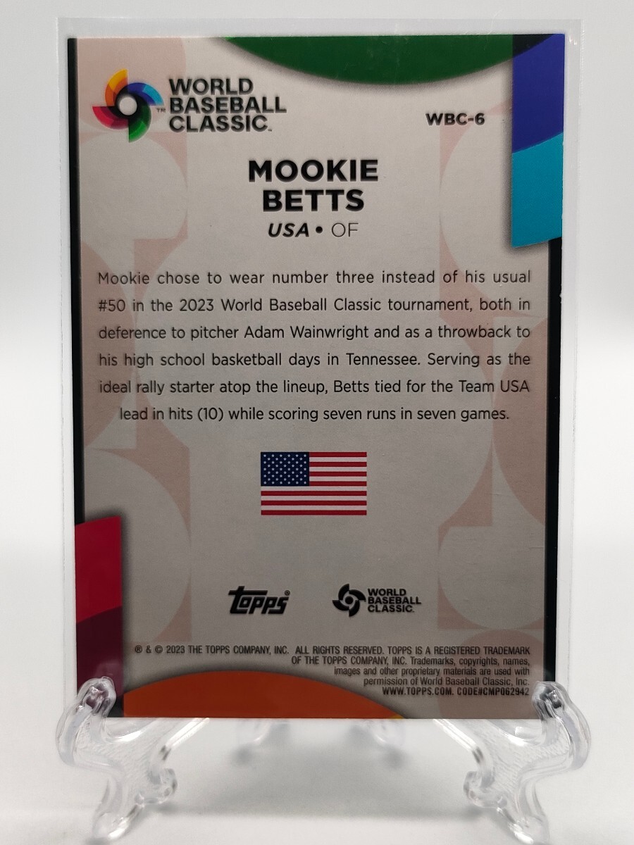 Yahoo!オークション - 【2023WBC】ムーキー・ベッツ 米国代表 - 2023 T...