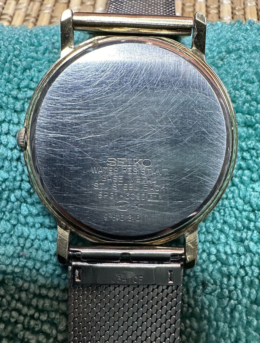 SEIKO 腕時計 セイコー クォーツSEIKO WATER RESISTANT BASE SEIKO 腕時計 セイコー クォーツSEIKO WATER RESISTANT BASE