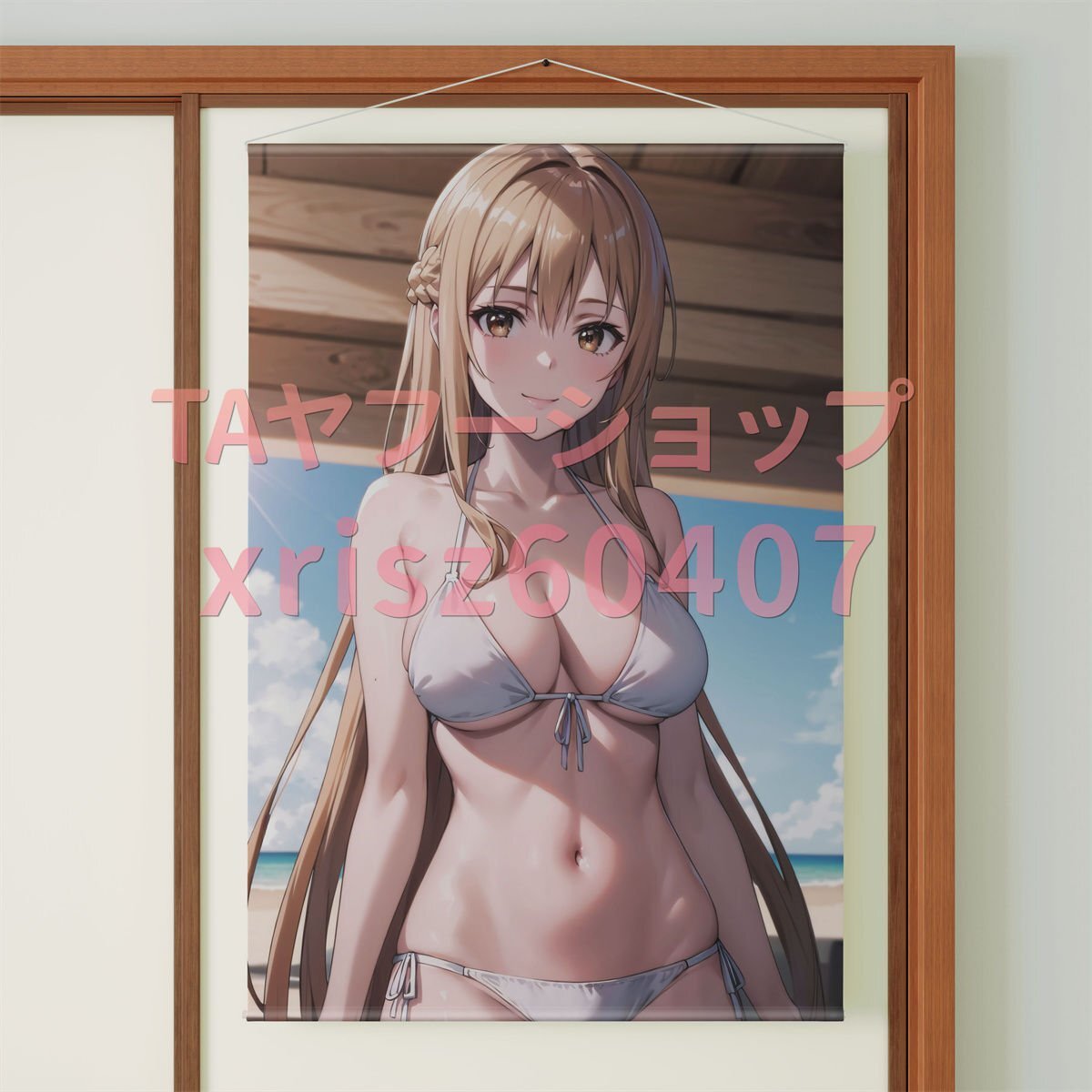 Yahoo!オークション - [SAO]アスナ/B1ビッグWスエード/タペストリー/高...