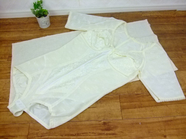 Yahoo!オークション - S3584 着少 マミエール ボディスーツD105 高級補...