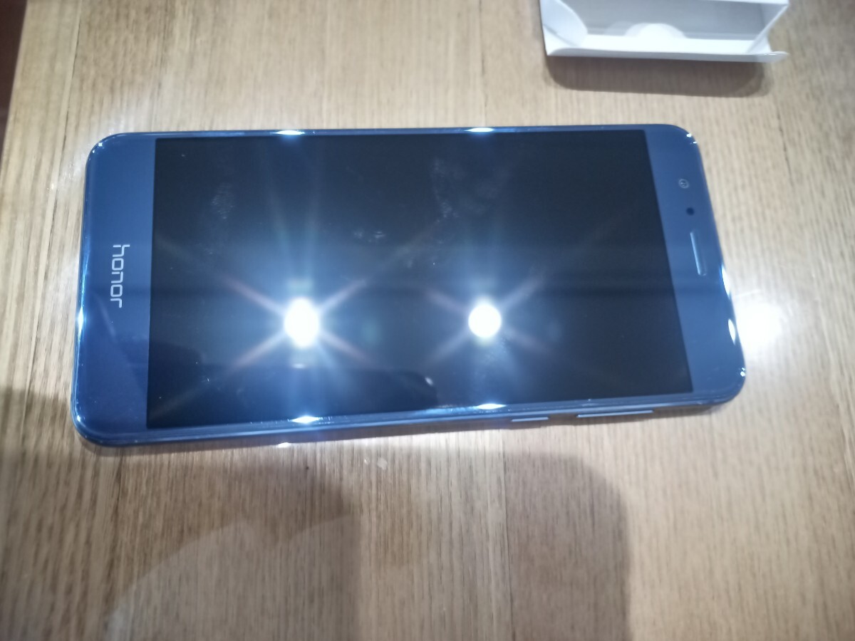 Yahoo!オークション - Huawei honor8 FRD-L02 simフリー サファイアブ...