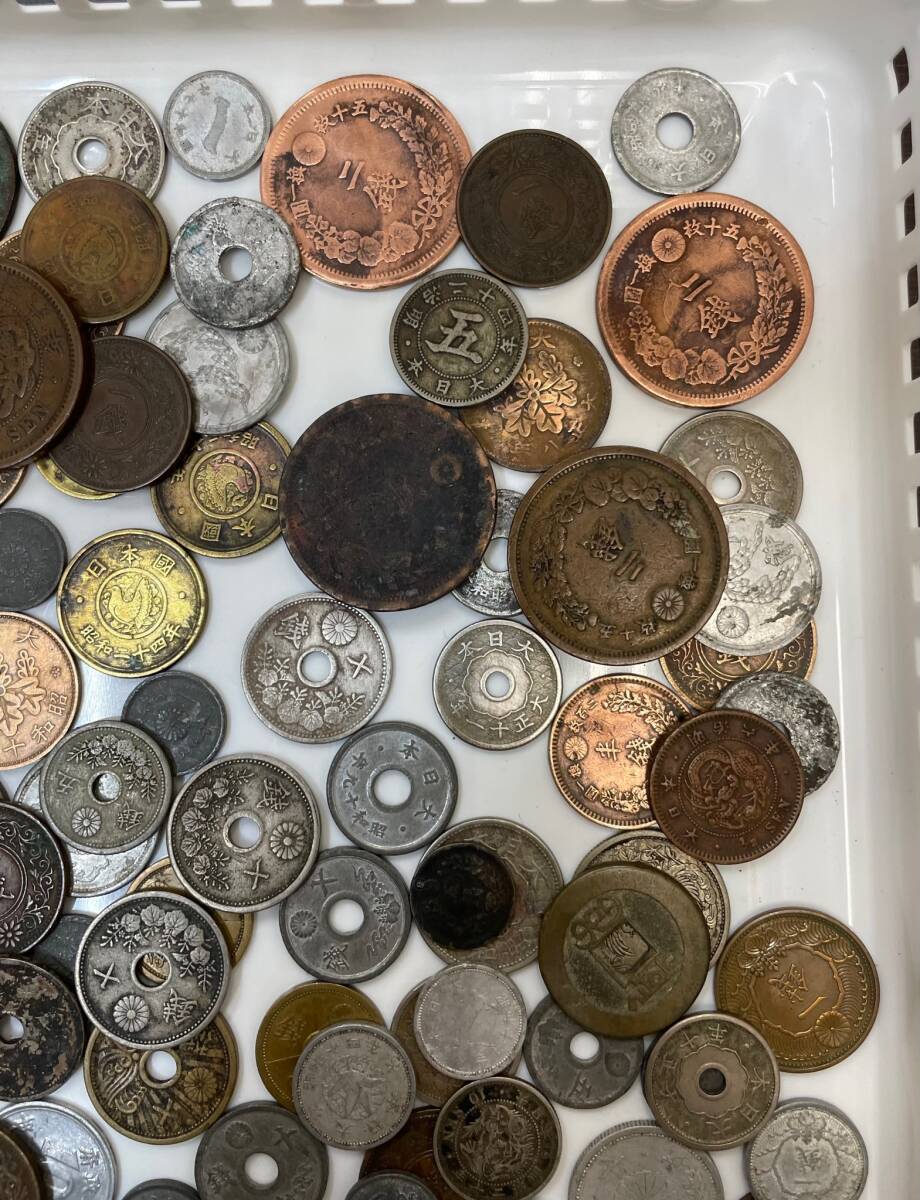 Yahoo!オークション - #10K 日本の古銭 まとめ 約570g アンティーク コ...