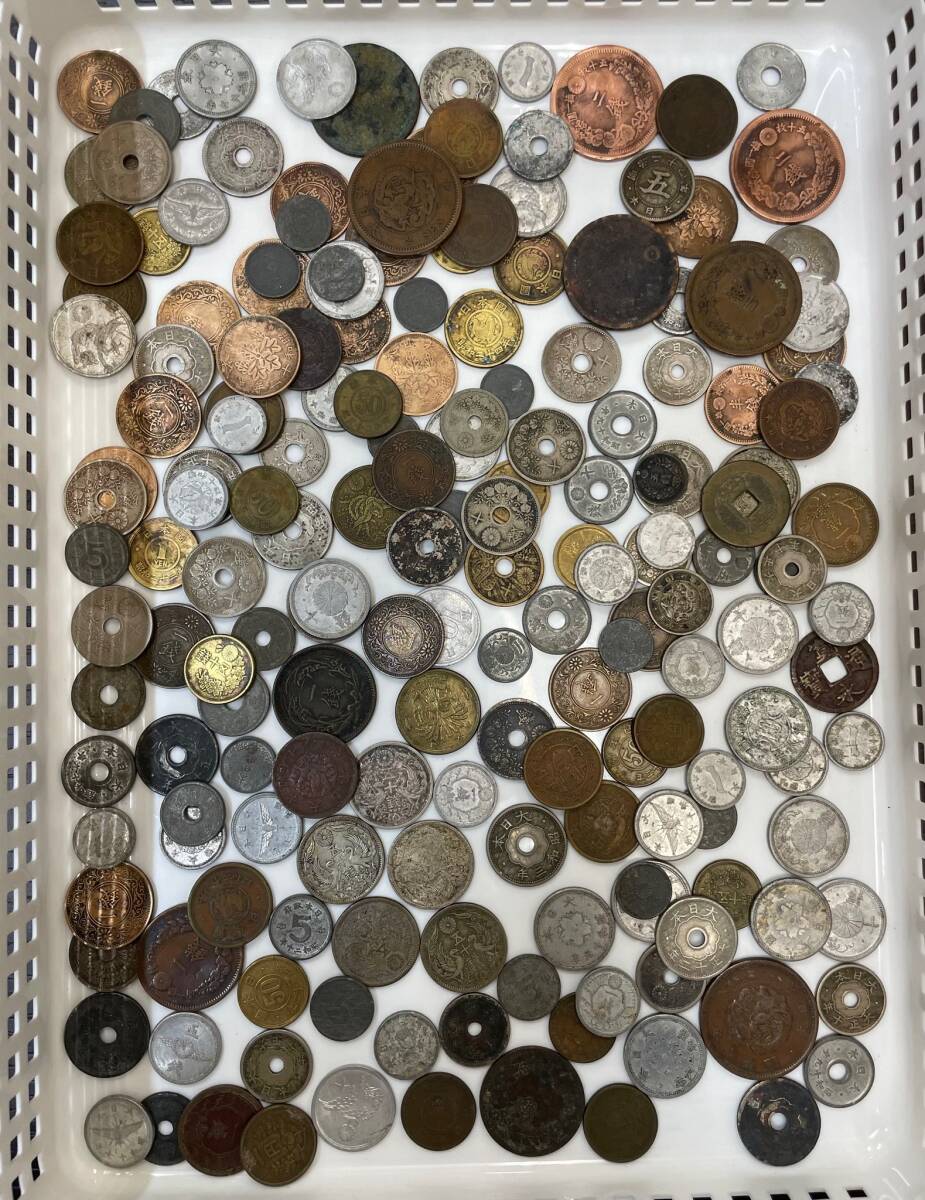 Yahoo!オークション - #10K 日本の古銭 まとめ 約570g アンティーク コ...