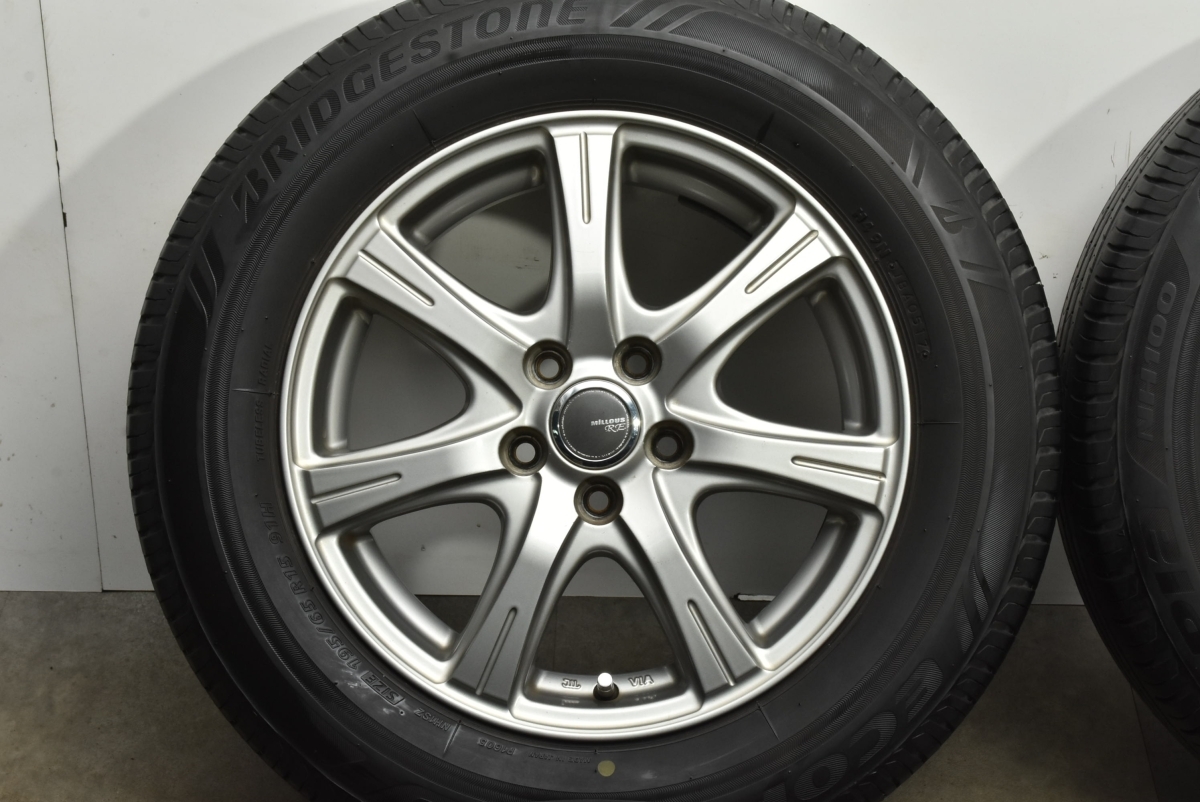 Yahoo!オークション - 【程度良好】ミルアス 15in 6J +43 PCD100 ブリ...