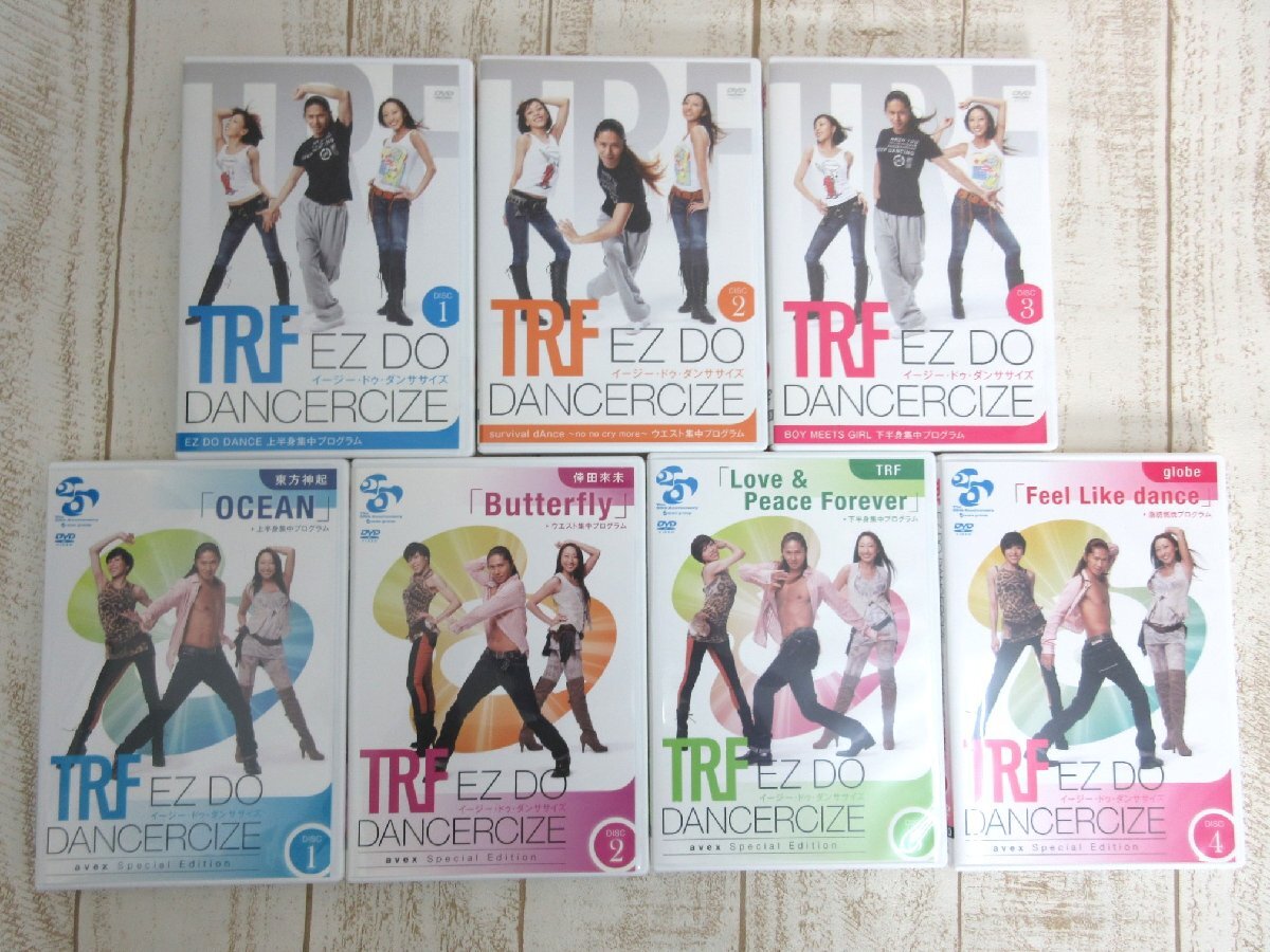 TRF EZ DO DANCERCIZE DVD 7枚セット イージー ドゥ ダンササイズ avex Special Edition 東方神起/倖田來未/globe /(エクササイズ、ヨガ ...