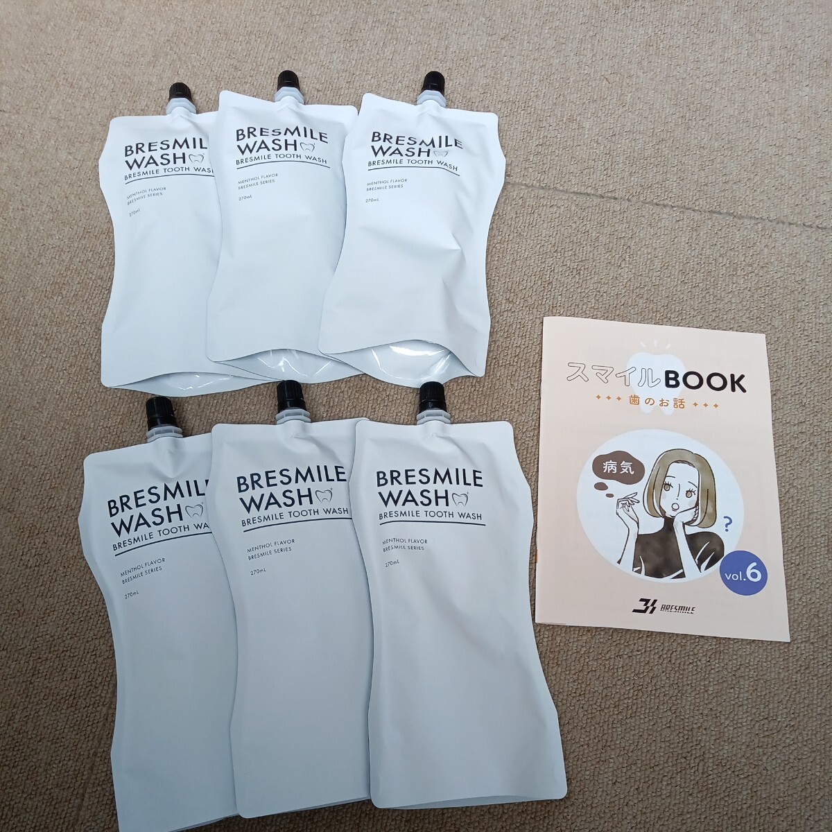 Yahoo!オークション - BRESMILE WASH ブレスマイルウォッシュ 270ml 6...