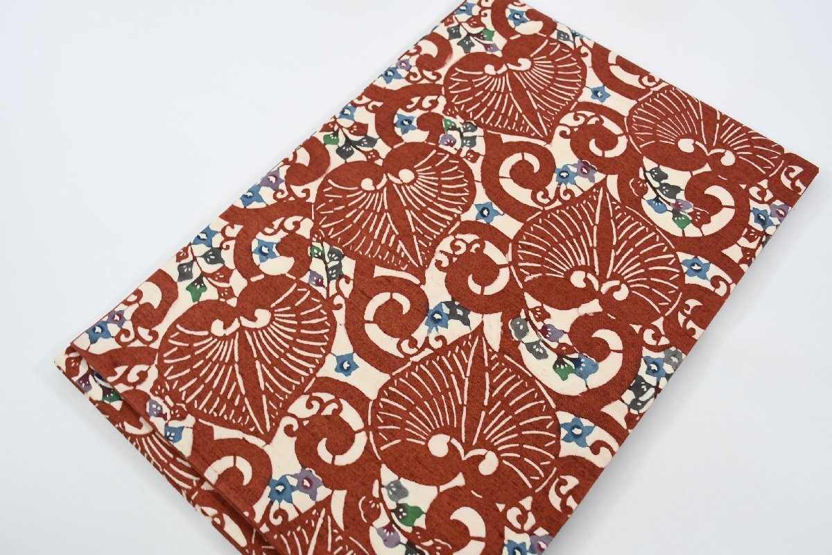 袋名古屋帯 葵紋 葉 染 帯丈362cm 着物屋 ne-9810 桜庭呉服店 袋名古屋帯 葵紋 葉 染 帯丈362cm 着物屋 ne-9810 桜庭呉服店