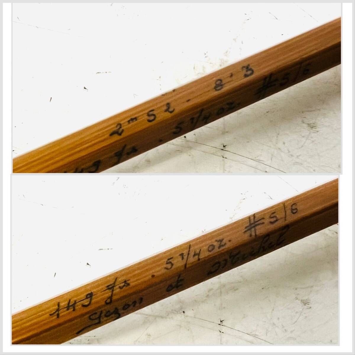 Yahoo!オークション - X837-00000 フランス製 ロッド 釣竿 竹竿 2m52 ...