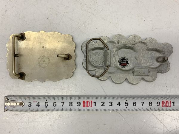 Yahoo!オークション - B405-I51-911 ベルト バックル イーグル コイン ...