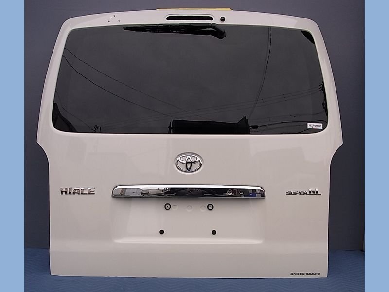 新車外し 200系 ハイエース スーパーGL 7型 標準ボディ 純正 バックドア / ホワイト 058 白 ナロー ガラス付き 67005-26Q20(リア)｜売買されたオークション情報 ...