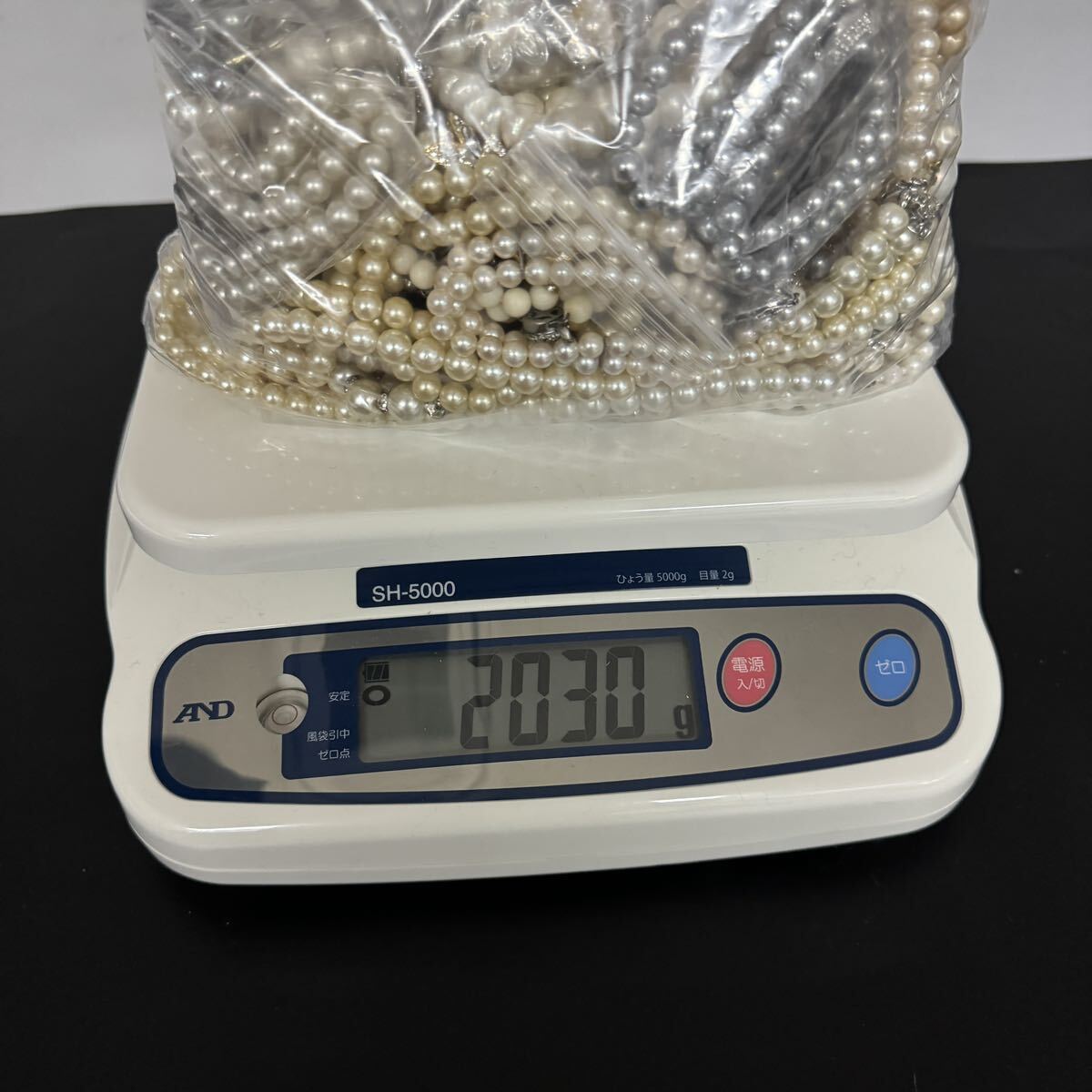 Yahoo!オークション - 総重量約2030g 真珠まとめ 大量 アコヤ 淡水パー...