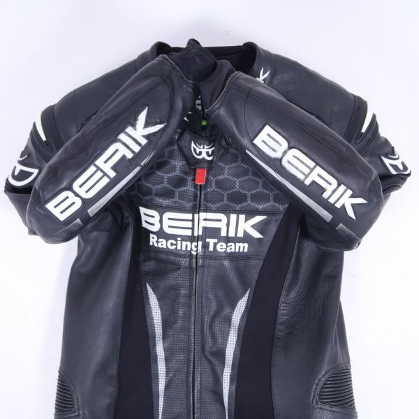 Yahoo!オークション - 返品可 56 MFJ公認 LS1-201329B-BK レザーツナギ...