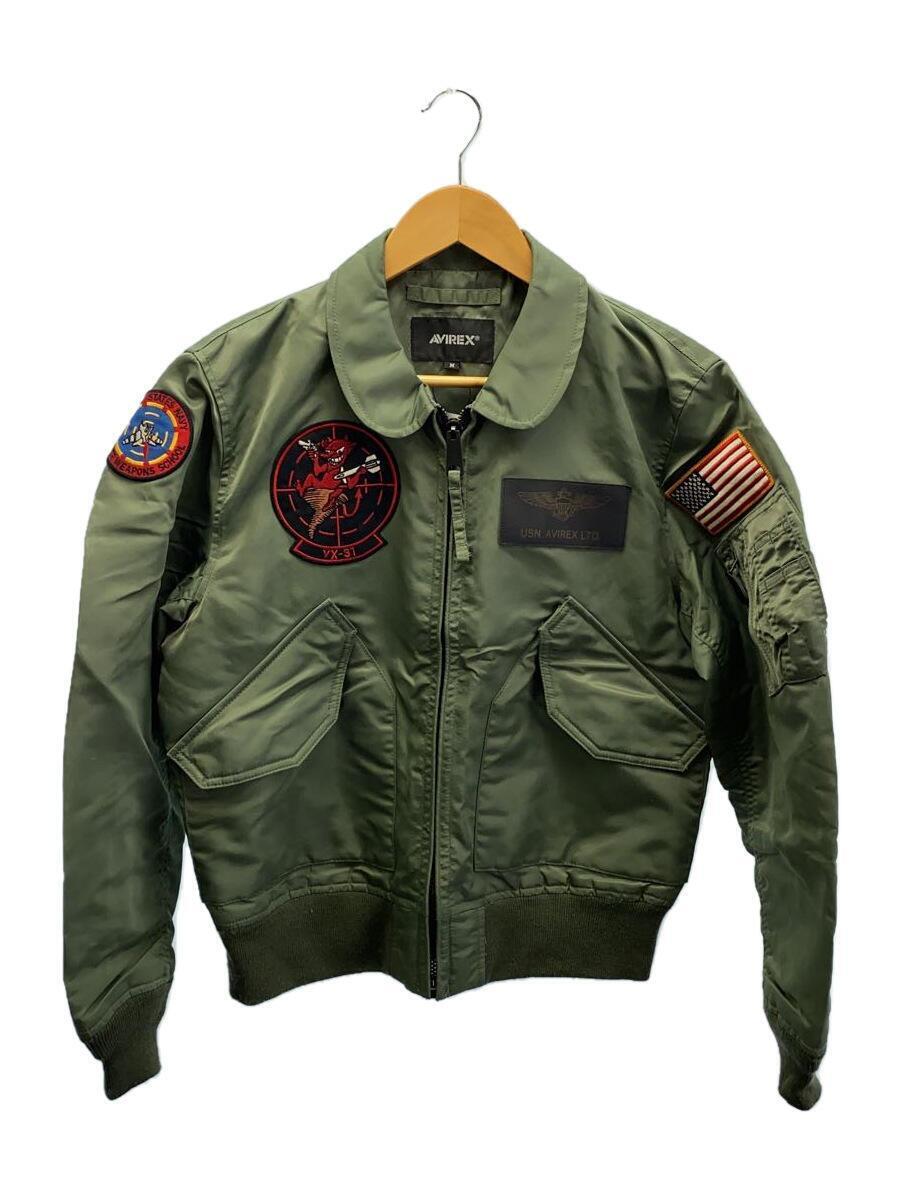 Yahoo!オークション - AVIREX フライトジャケット/M/ナイロン/KHK/783-...