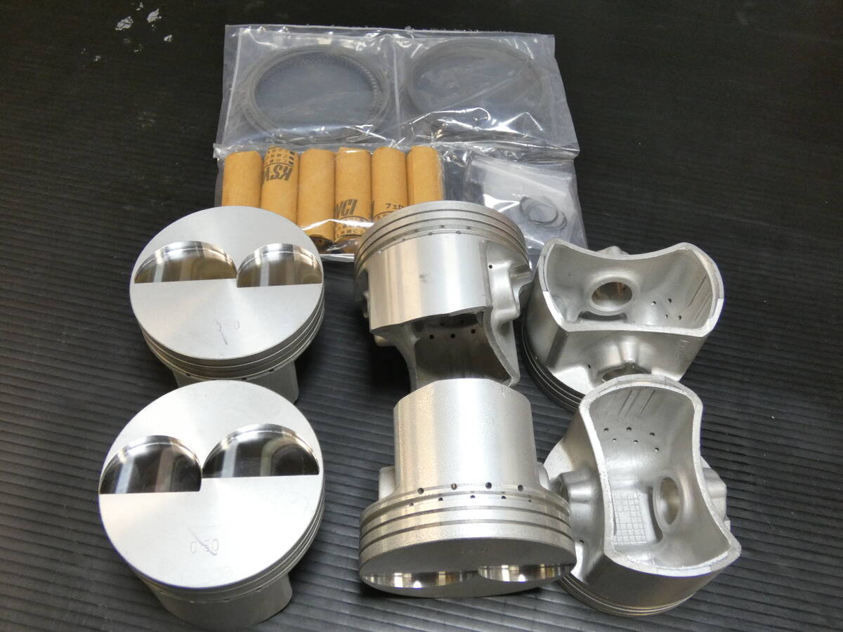 Yahoo!オークション - L型 亀有 鋳造レーシングピストン L28改 L6 ...