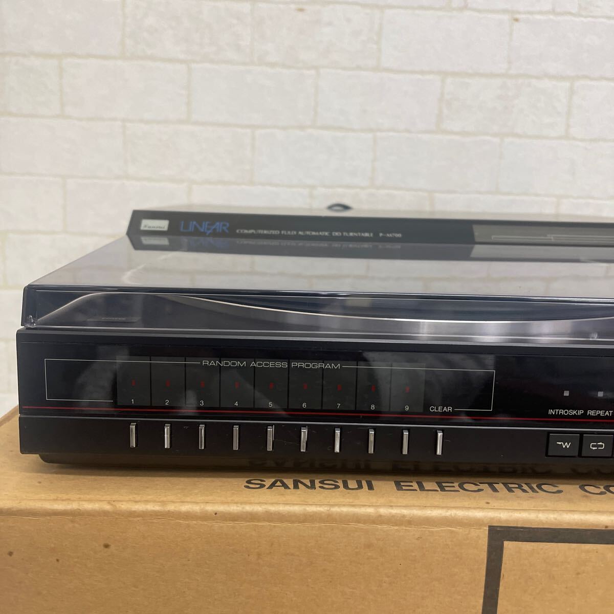 Yahoo!オークション - Y506. 26. Sansui P-M700 リニアアームクォーツD...