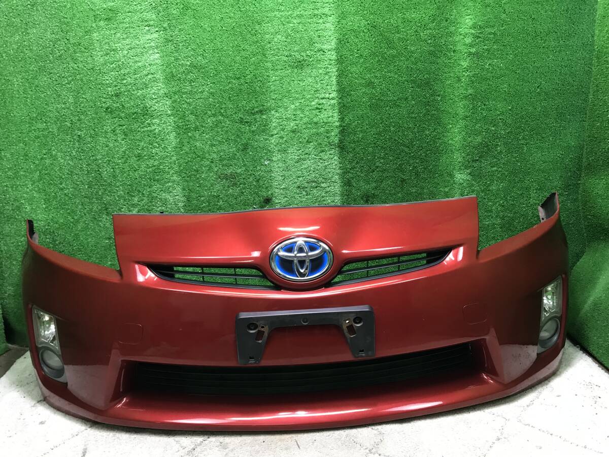 管1133 トヨタ プリウス DAA-ZVW30 フロントバンパー フォグランプ付き 取付OK 再塗装品 52119-47080 カラー：3R3(フロント)｜売買されたオークション情報 ...