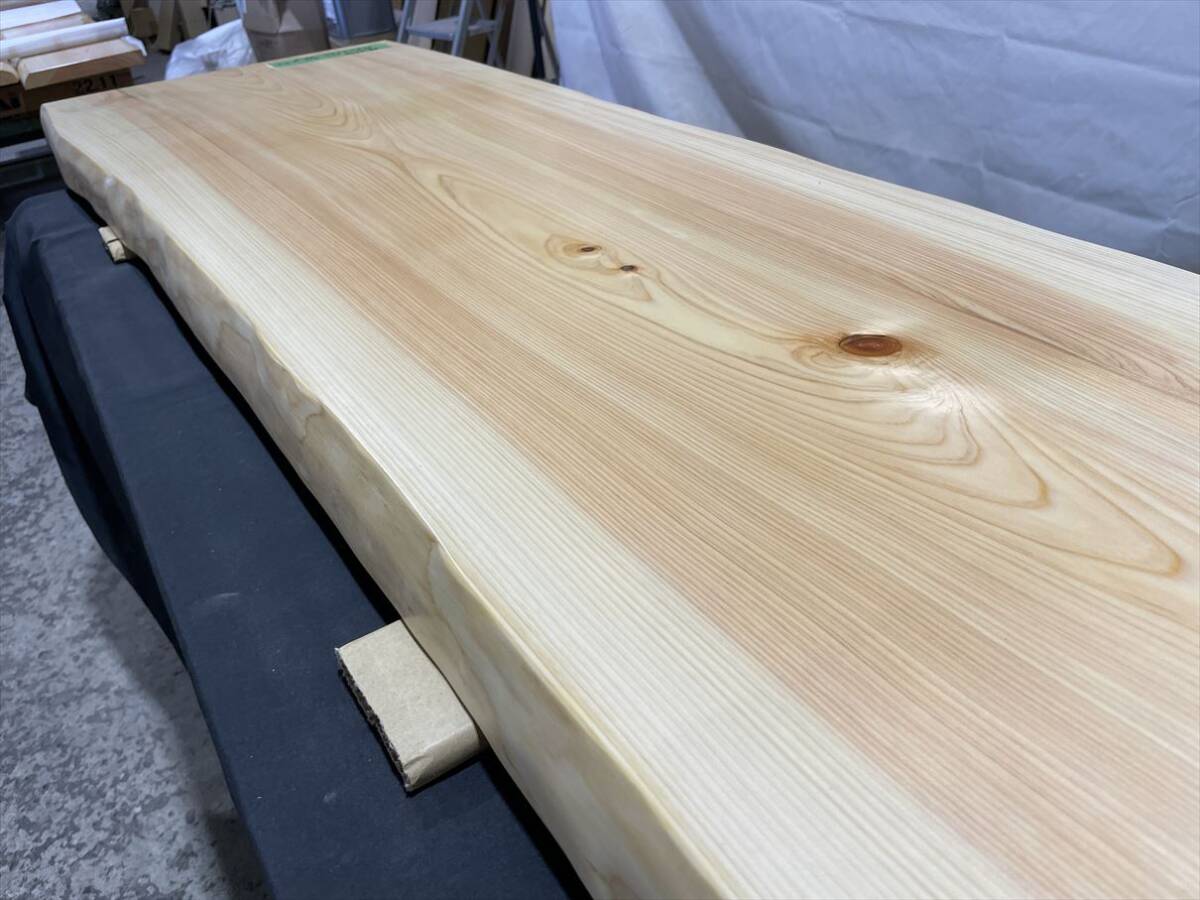Yahoo!オークション - 桧3678 一枚板無垢 乾燥材 1740x500-410x52mm ...
