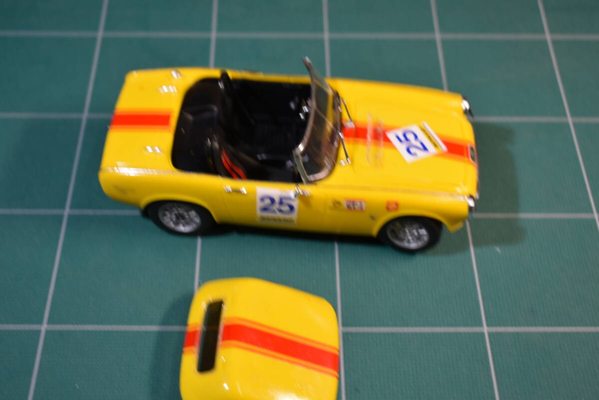 Yahoo!オークション - Qm853 1 24 タミヤ ホンダ S800 レーシング 完成...