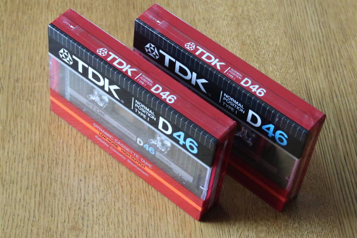 Yahoo!オークション - TDK D46 ノーマルポジションカセットテープ 2...