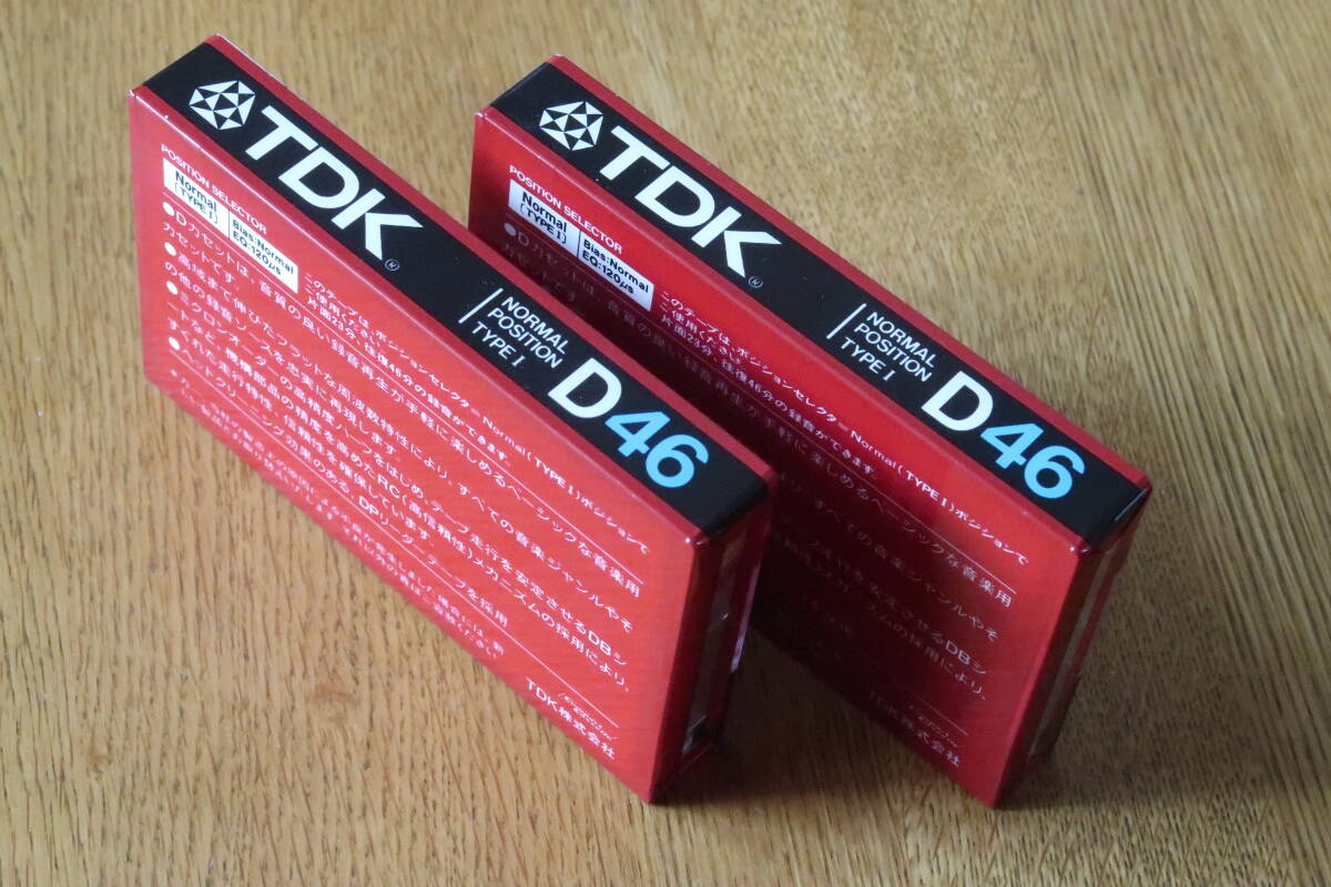 Yahoo!オークション - TDK D46 ノーマルポジションカセットテープ 2...