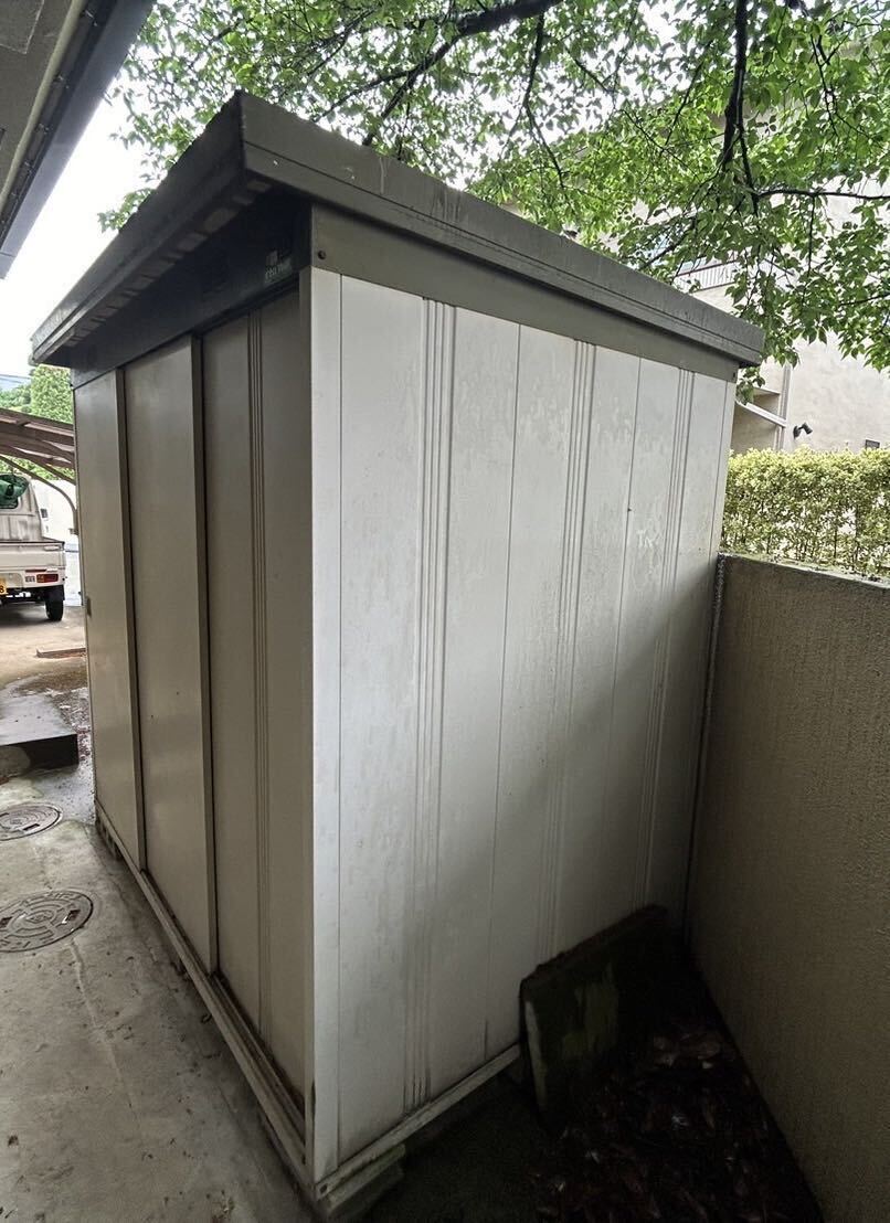 Yahoo!オークション - 【埼玉県・解体済・鍵有】イナバ物置 MBN-30 横2...