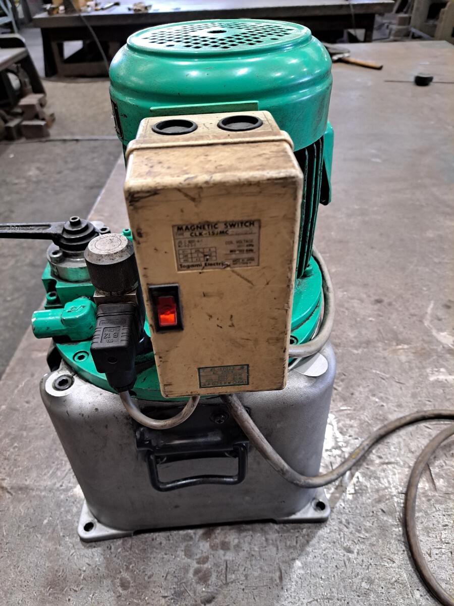 Yahoo!オークション - 大阪ジャッキ G型油圧ポンプ GH1-D 200V 中古 オ...