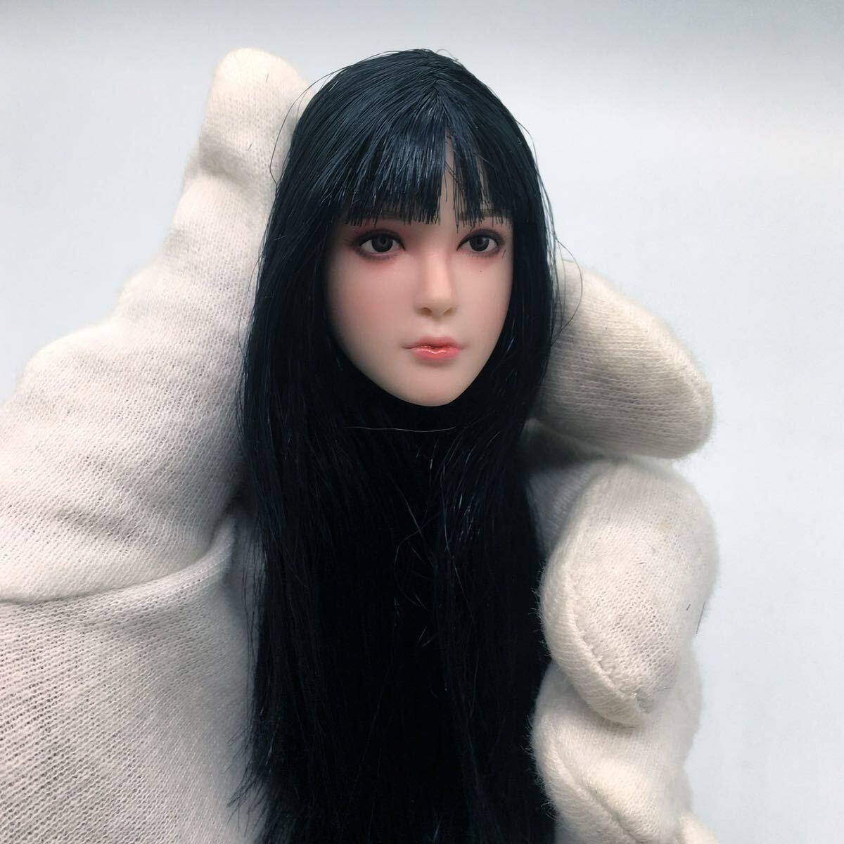 Yahoo!オークション - B233 1/6 フィギュア ヘッド 女性ヘッド 希少品 ...