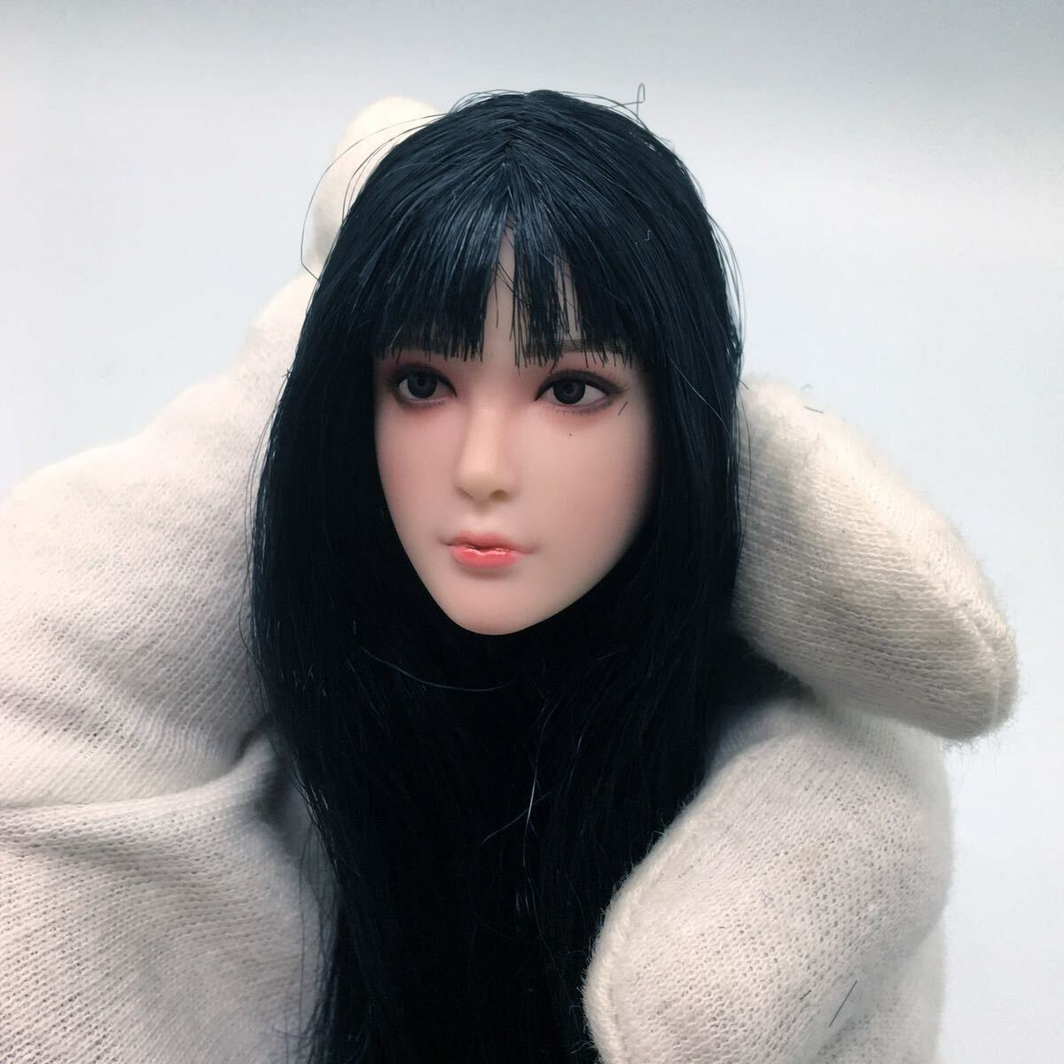 Yahoo!オークション - B233 1/6 フィギュア ヘッド 女性ヘッド 希少品 ...