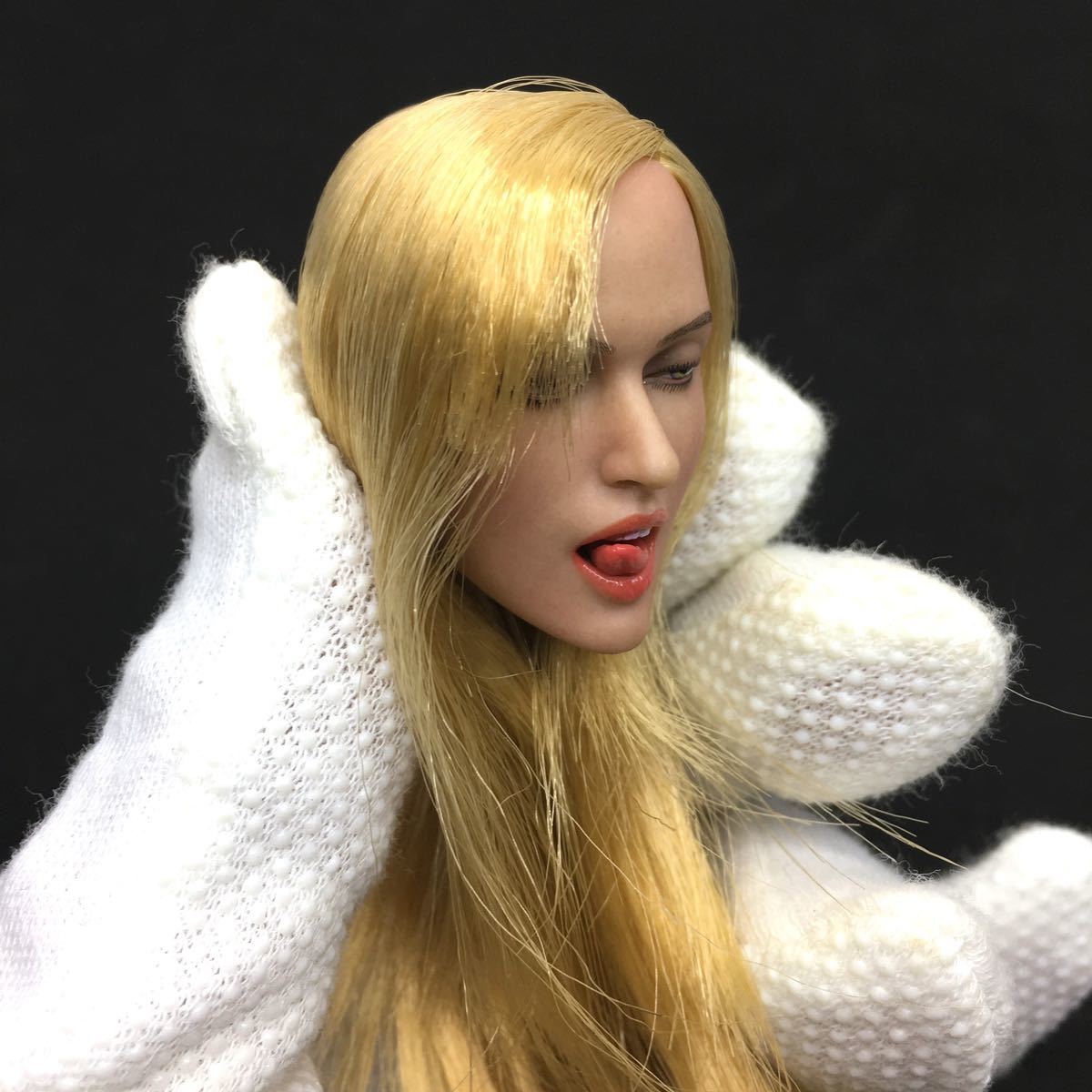 Yahoo オークション B8 1 6 フィギュア ヘッド 女性ヘッド 植毛タイ