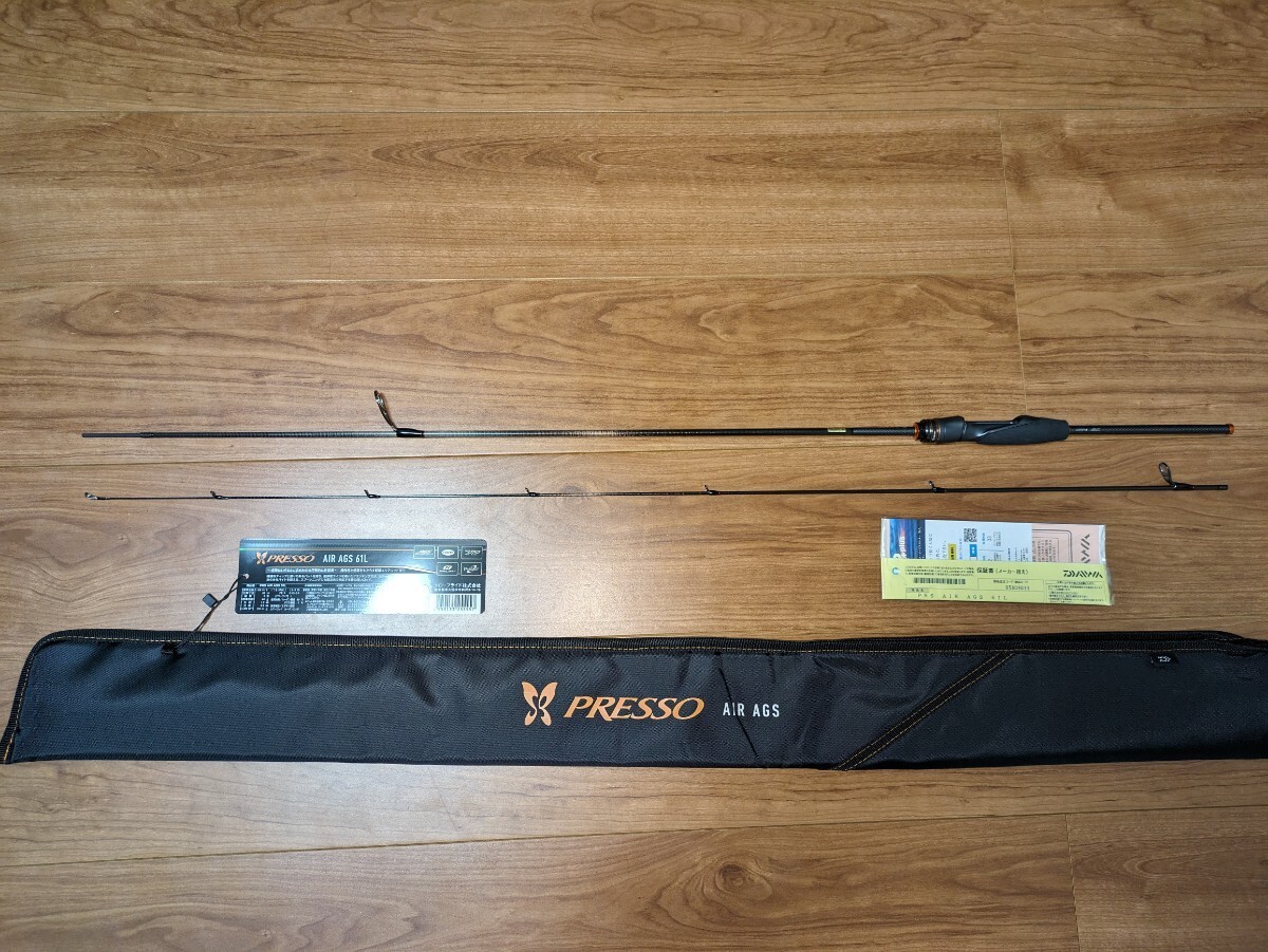 Yahoo!オークション - ダイワ プレッソ AIR AGS 61L エリア トラウト ...
