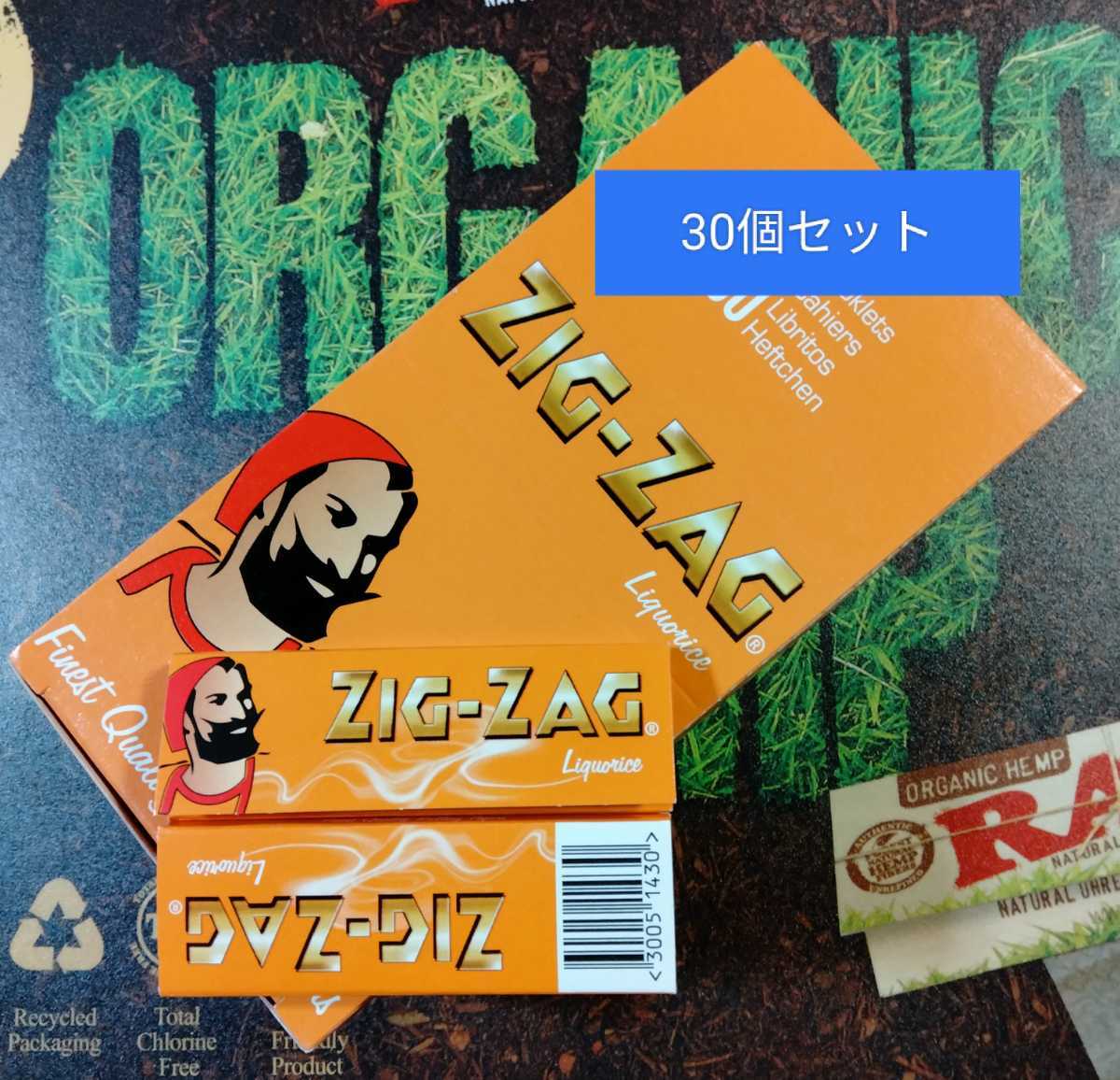 Yahoo!オークション - 30個セット ZIGZAG ジグザグ リコリス ペーパー ...