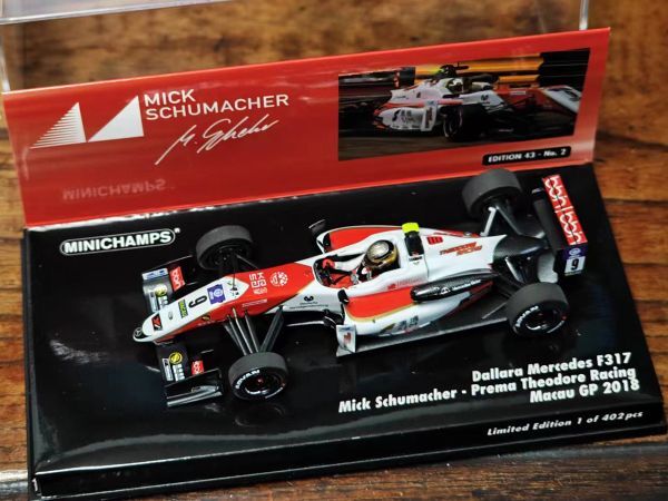 Yahoo!オークション - ダラーラ メルセデス F317 #9 M.シューマッハ 20...