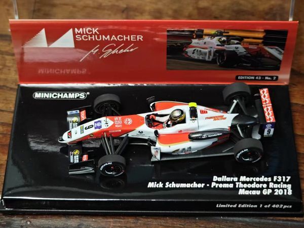 Yahoo!オークション - ダラーラ メルセデス F317 #9 M.シューマッハ 20...