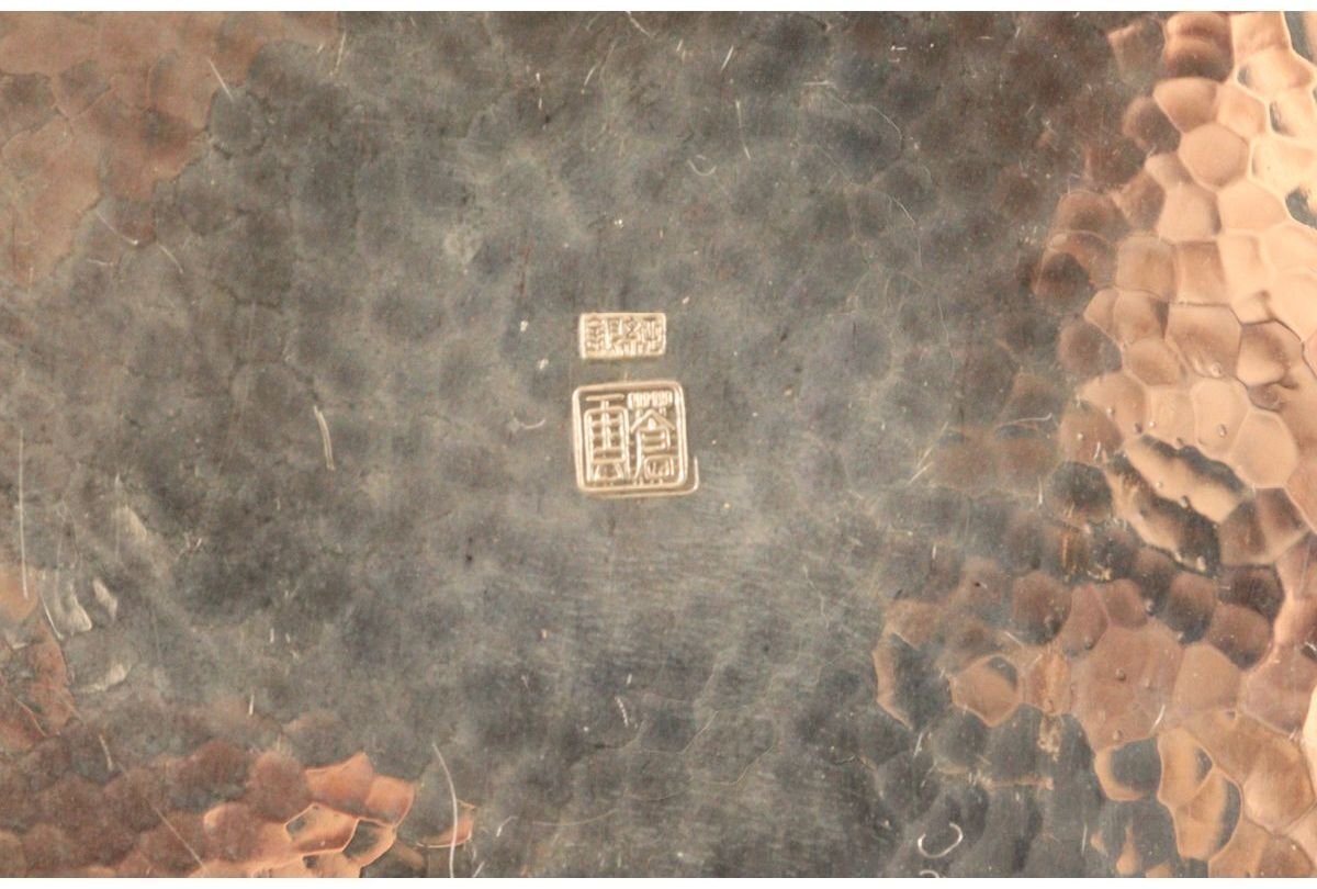 Yahoo!オークション - [URA]金工師/廣上精一 造/純銀製菓子器/98g/共箱...