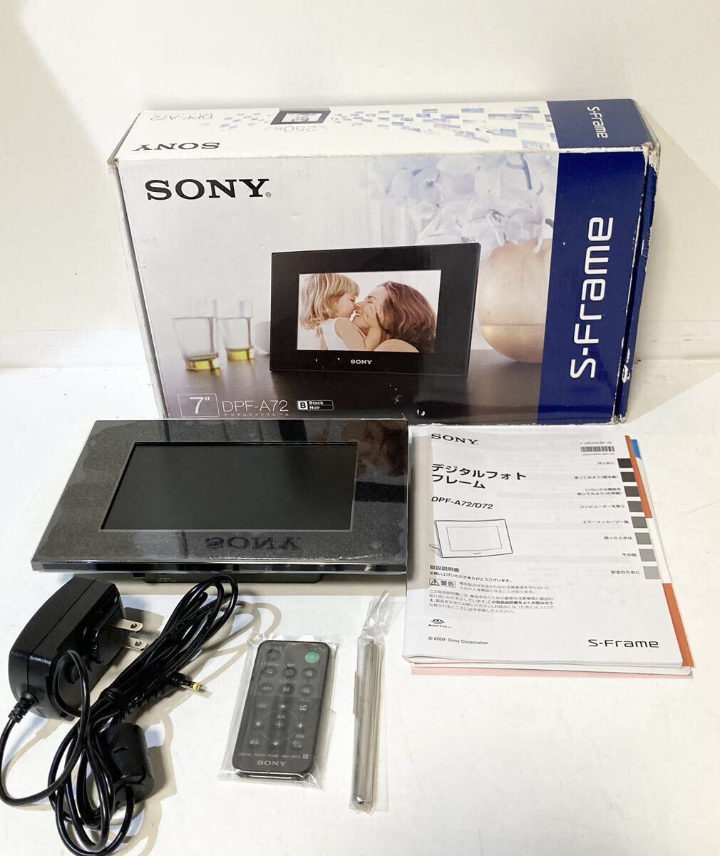Yahoo!オークション - 未使用 SONY デジタルフォトフレーム DPF-A72 ...