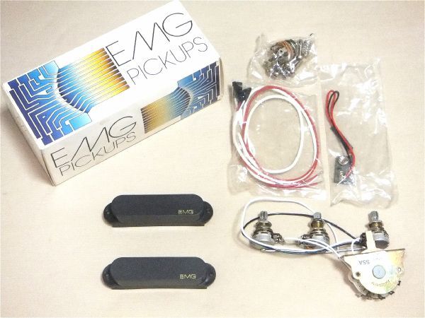 Yahoo!オークション - 旧ロゴ EMG SA 2個セット アクティブピックアッ...