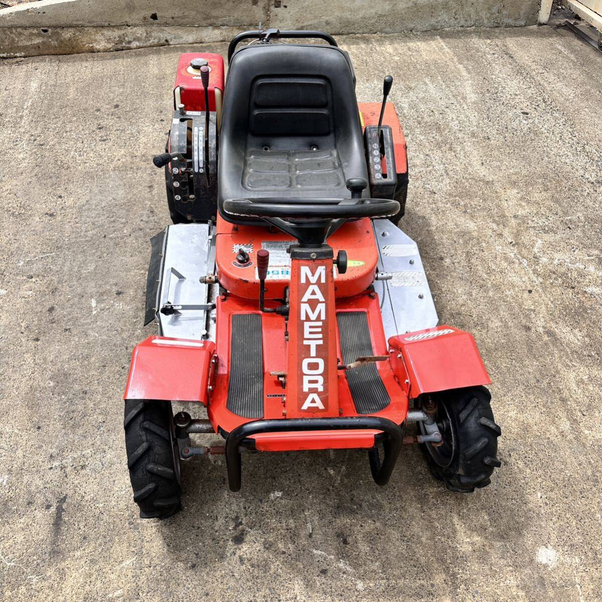 Yahoo!オークション - 中古 マメトラ農機 MPM-850乗用草刈機 草刈機 1...